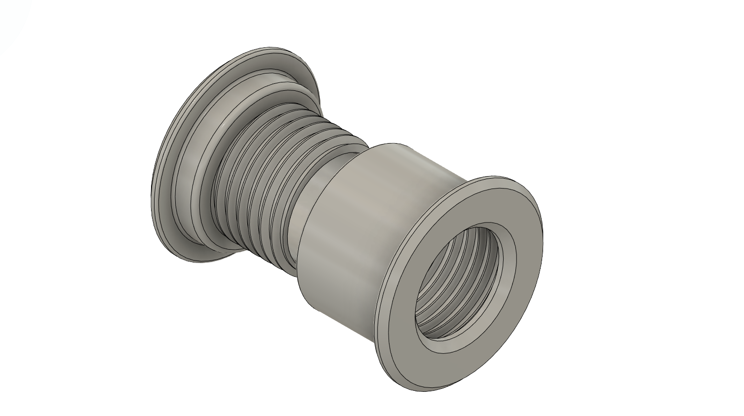 2" ID Wall Eye - Fits a Wall or Barrier Thickness of Between 2 5/8 ...