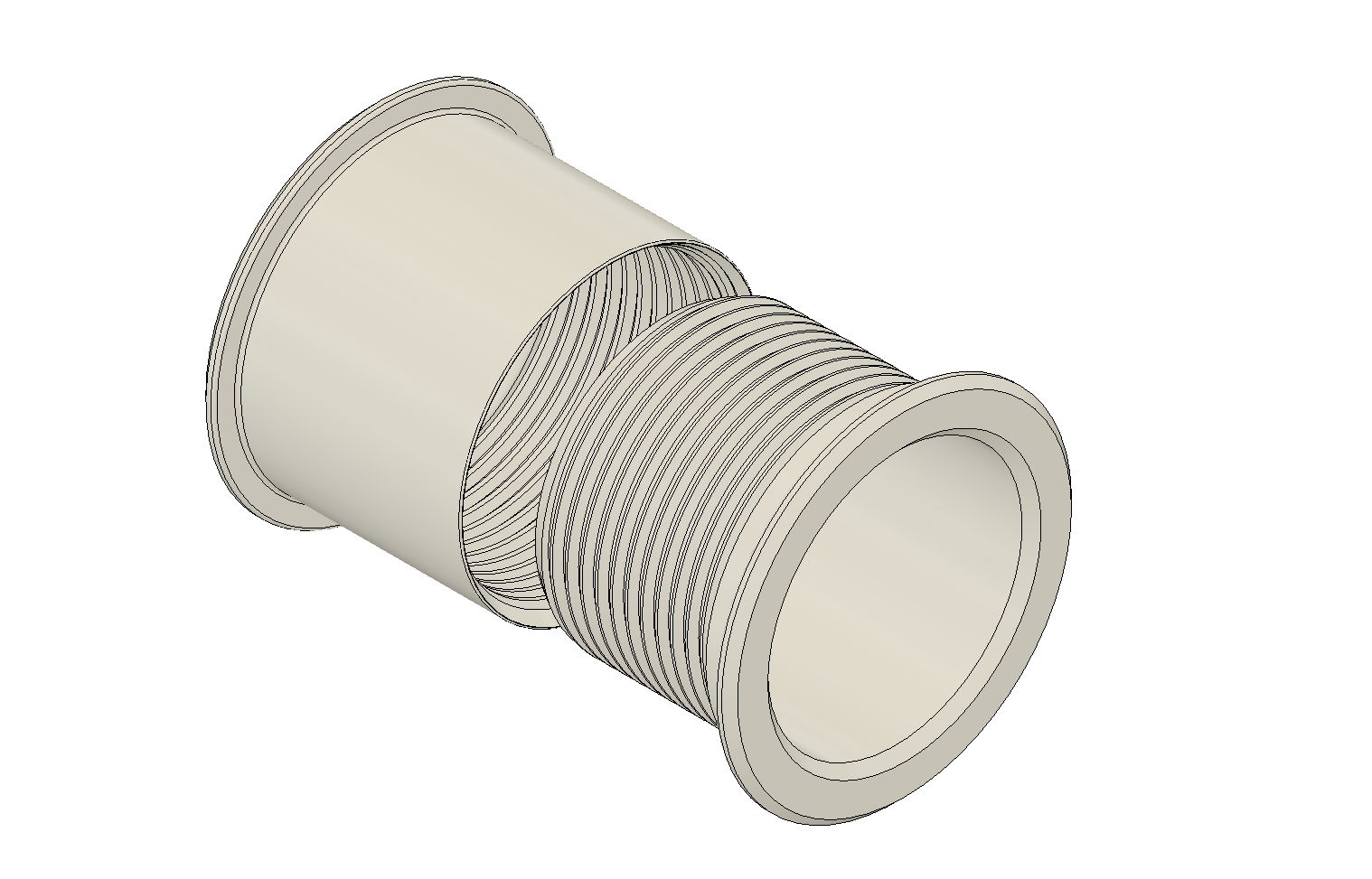 4" ID Wall Eye Wall Port - Fits Wall Thickness Range from 4.00" - 6.50 ...