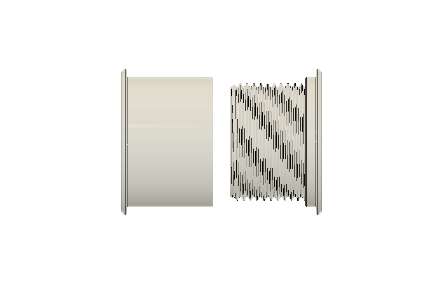 5" ID Wall Eye Wall Port - Fits Wall Thickness of 4 1/2" - 7 1/2 ...