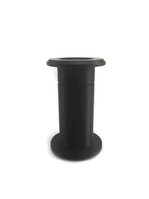 Wall Port - Cable pass through wall outlet - Black - Fits wall thickne ...
