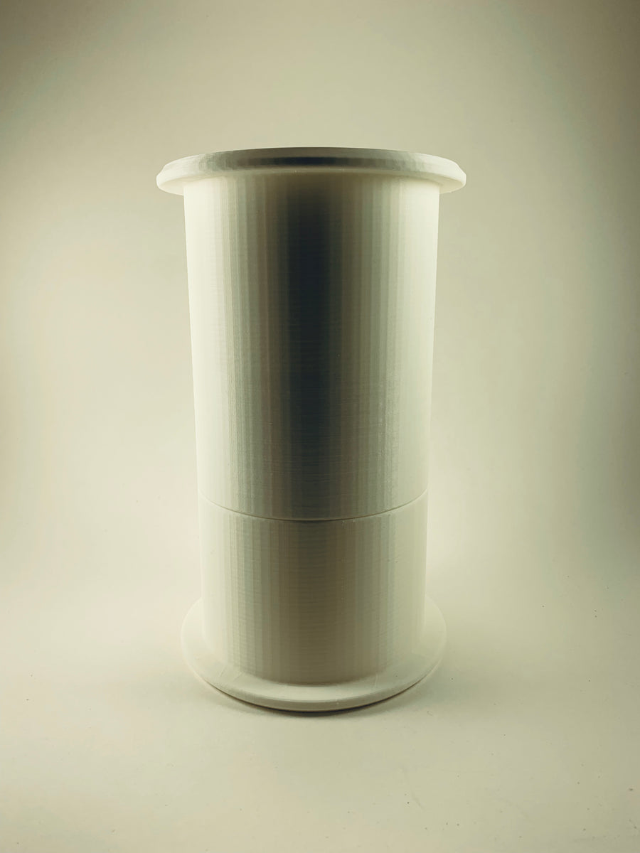 3" ID Cable Pass Through Wall port that fits a Wall Thickness of 7 ...